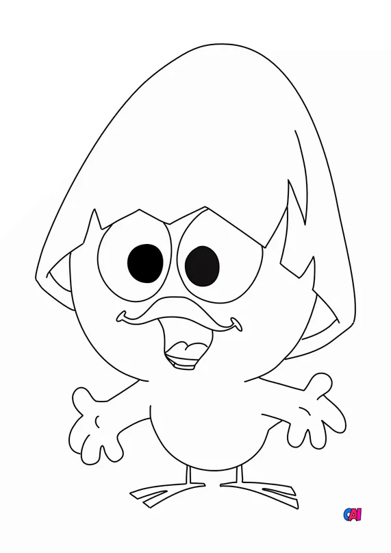 Coloriage Calimero à imprimer - Calimero