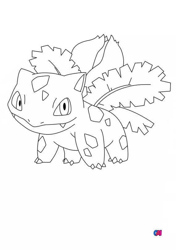 Coloriage Pokémon à imprimer - 2 - Herbizarre
