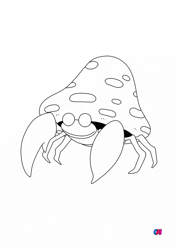 Coloriage Pokémon à imprimer - 47 - Parasect