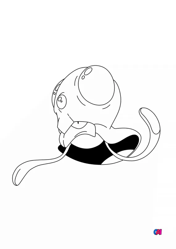 Coloriage Pokémon à imprimer - 72 - Tentacool